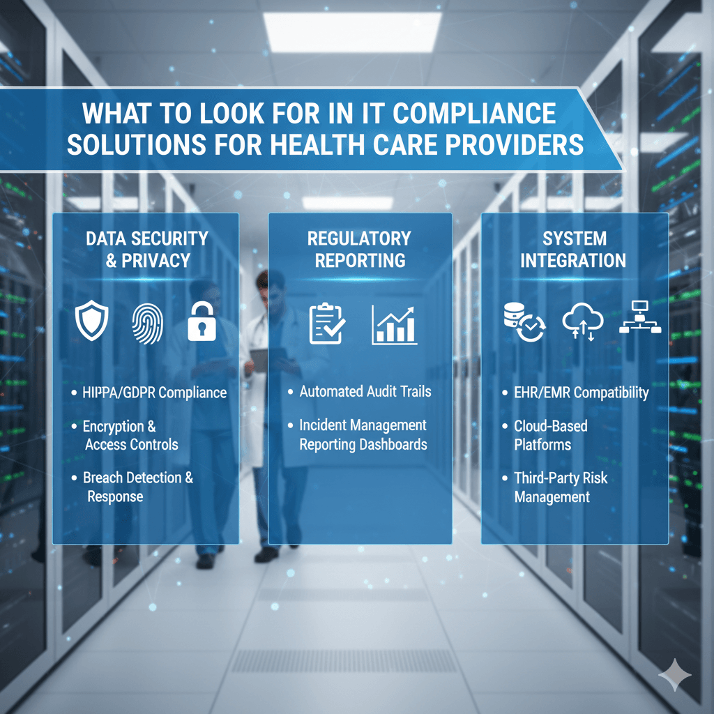 What to Look for in IT Compliance Solutions for Health Care Providers